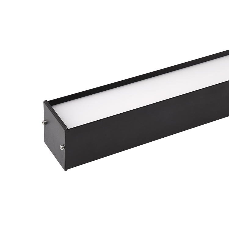 Luz linear LED direta e indireta,